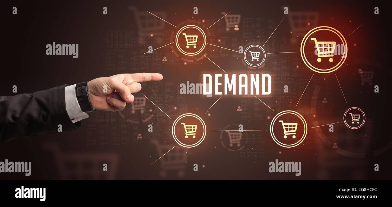 Close-Up of cropped hand pointing Stock Photo - Alamy