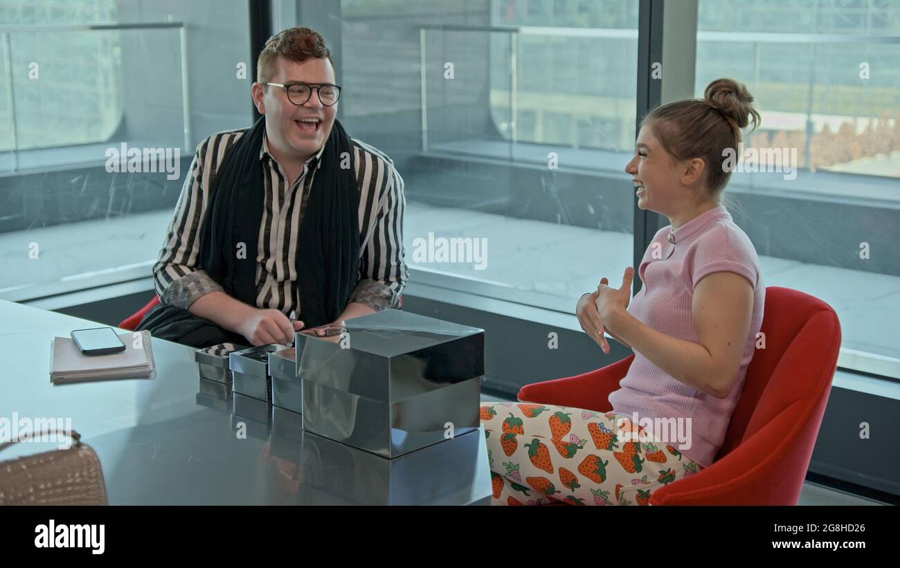 MY UNORTHODOX LIFE, from left: Robert Brotherton, Miriam Haart ...