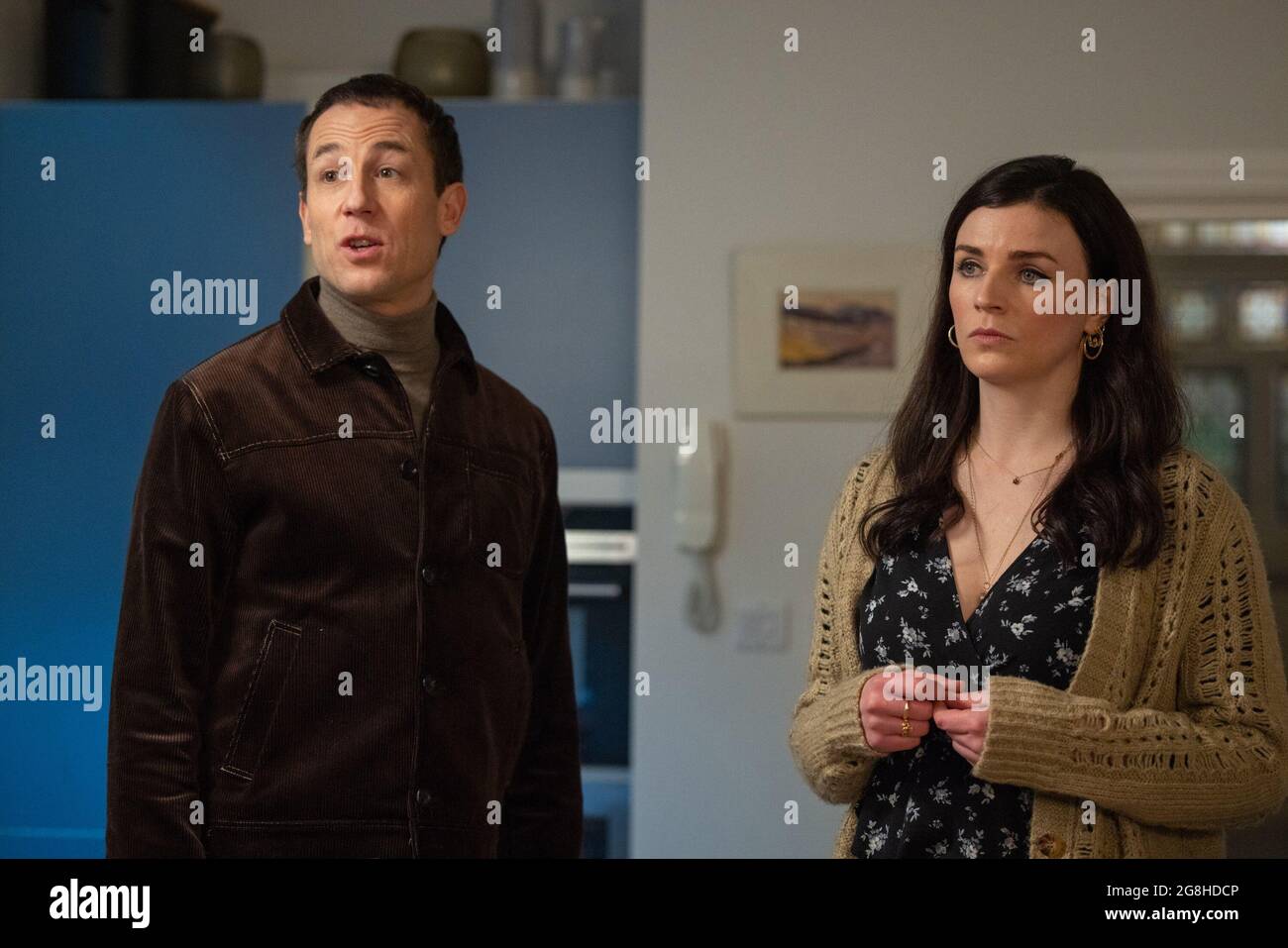 THIS WAY UP, from left: Tobias Menzies, Aisling Bea, (Season 2, ep. 205 ...