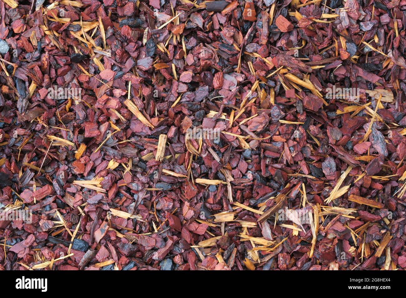 Top view of wood shavings on the ground in the daylight - great for ...