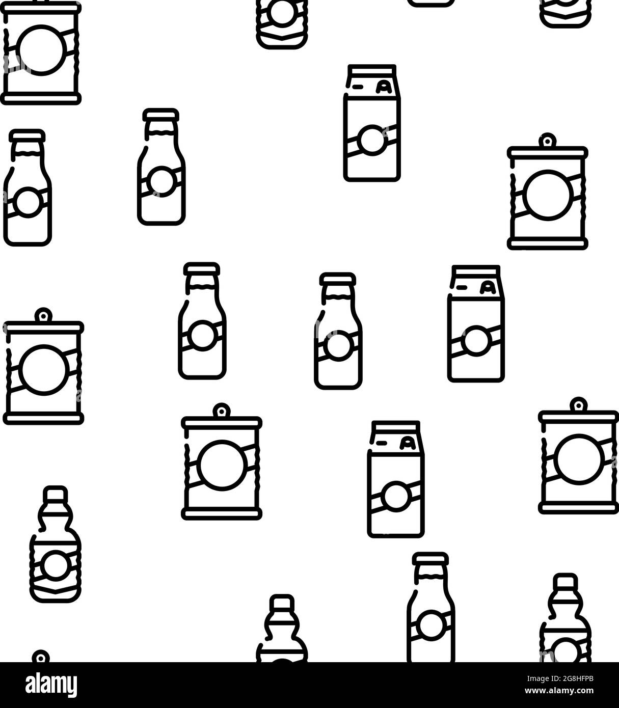 Package For Product Vector Seamless Pattern Stock Vector Image & Art ...