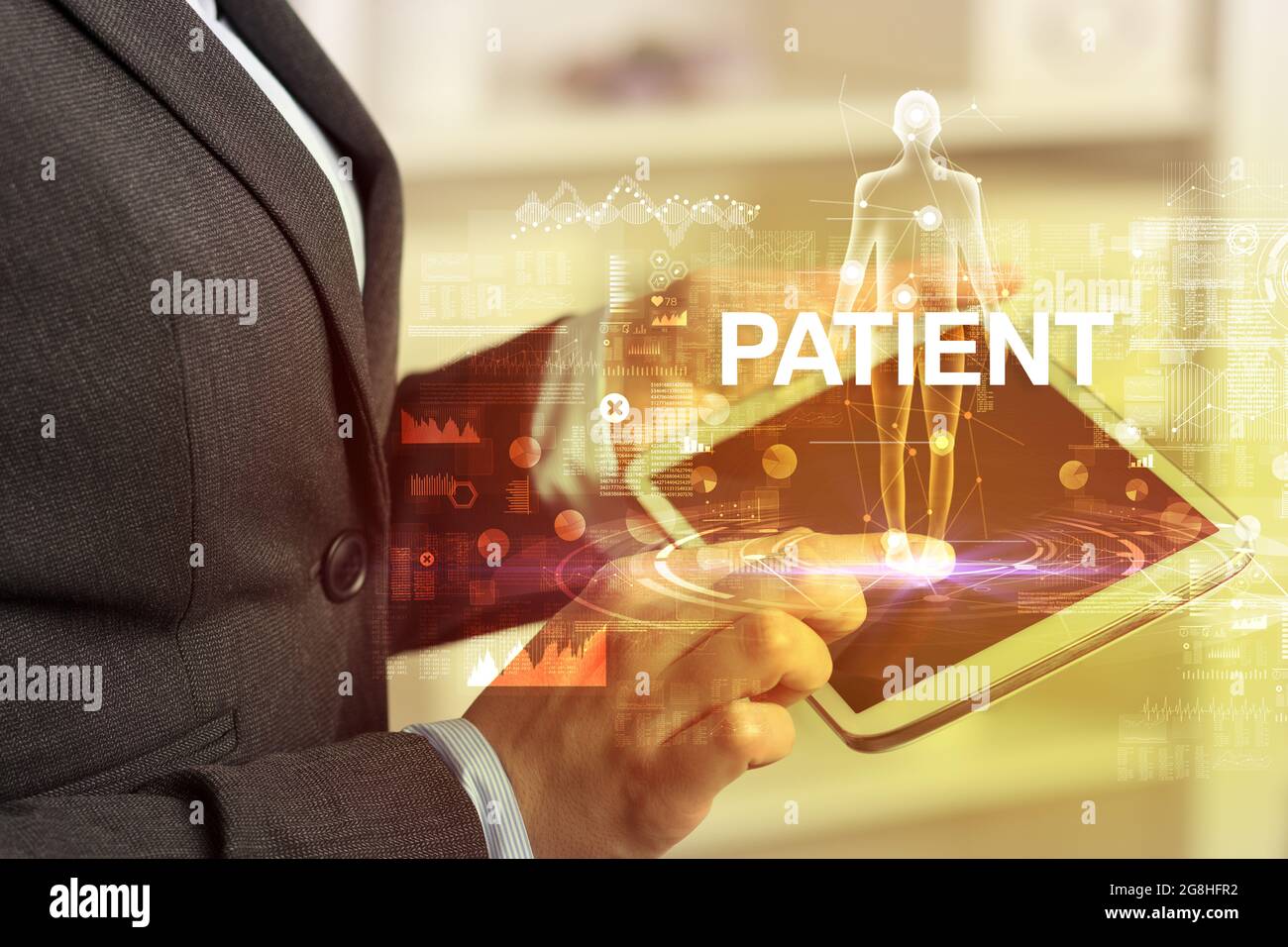Electronic medical record, tech concept Stock Photo - Alamy