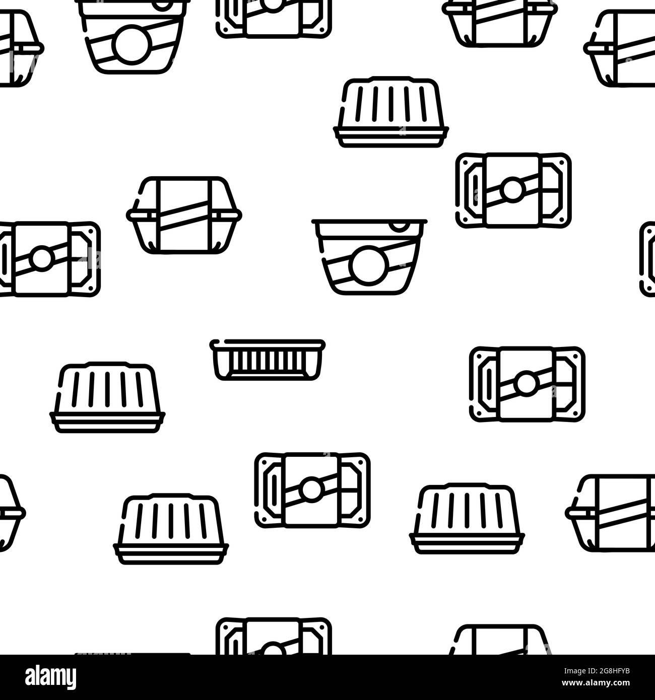 Package For Product Vector Seamless Pattern Stock Vector Image & Art ...