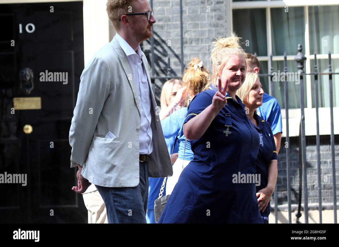 London, England, UK. 20th July, 2021. UK's National Health Service (NHS ...