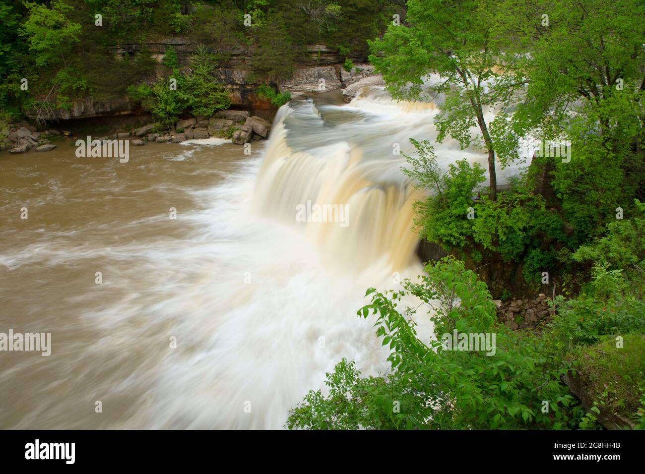 Upper Cataract Falls, Cataract Falls State Recreation Area, Indiana ...
