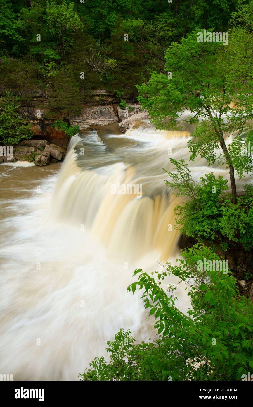 Upper Cataract Falls, Cataract Falls State Recreation Area, Indiana ...