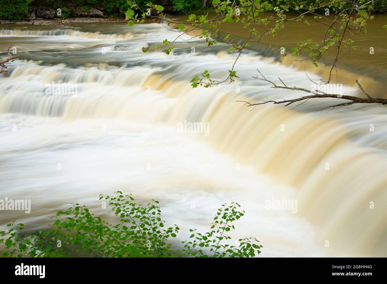 Upper Cataract Falls, Cataract Falls State Recreation Area, Indiana ...