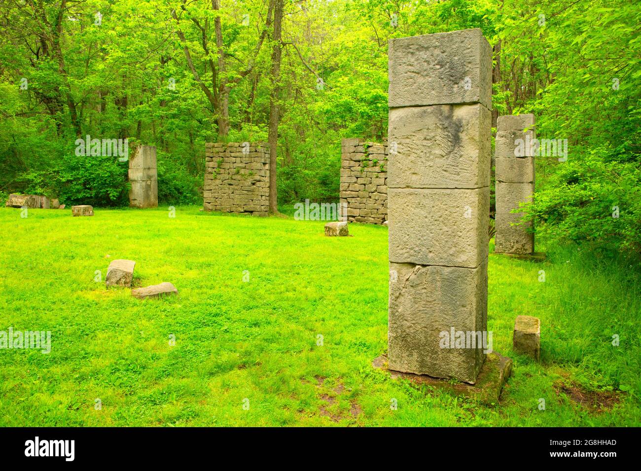 Peden Farm Site, McCormick's Creek State Park, Indiana Stock Photo - Alamy