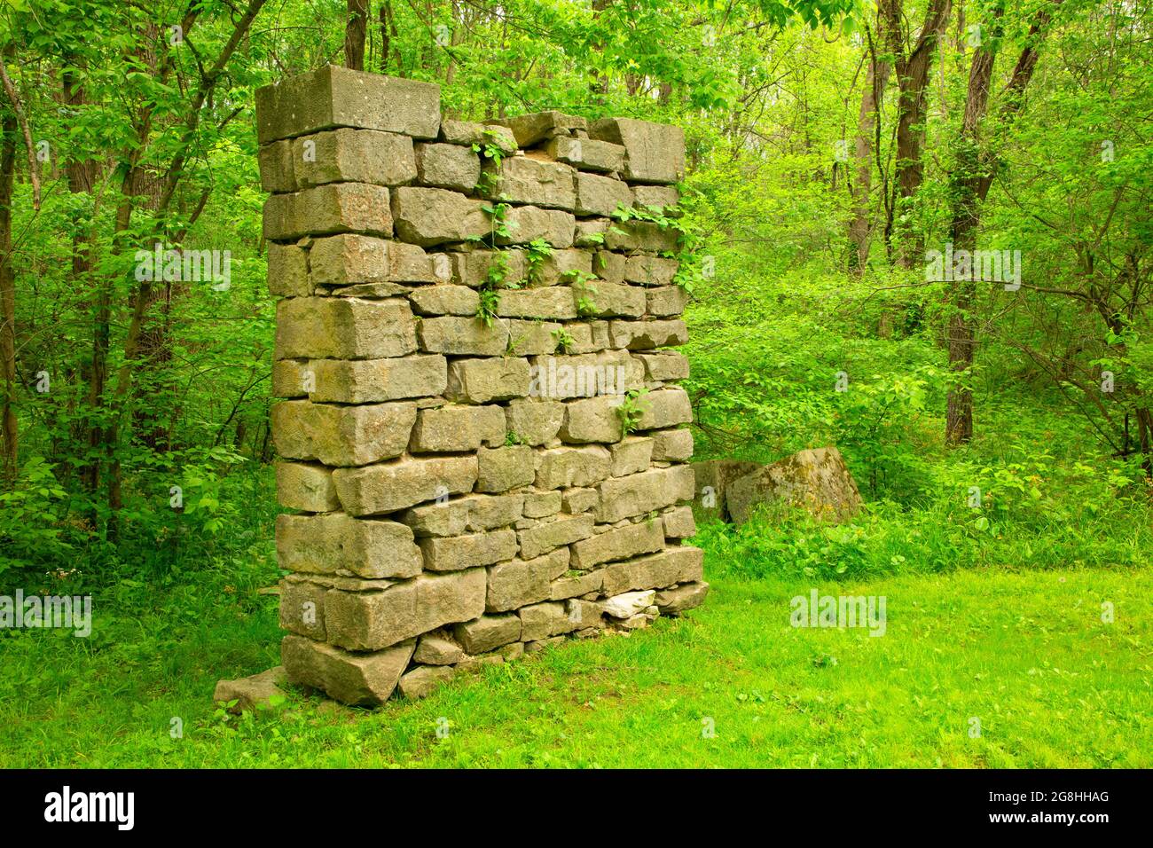 Peden Farm Site, McCormick's Creek State Park, Indiana Stock Photo - Alamy