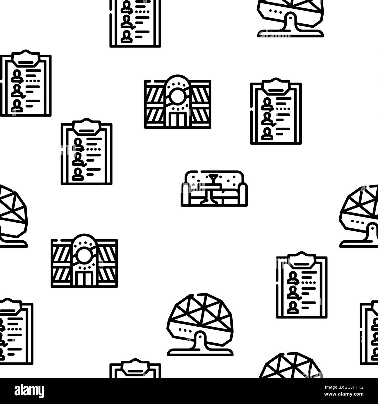 Night Club Dance Party Vector Seamless Pattern Stock Vector Image & Art ...