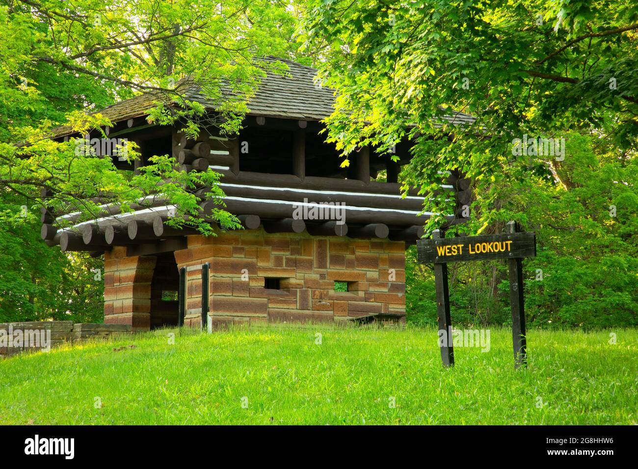 West Lookout, Brown County State Park, Indiana Stock Photo - Alamy