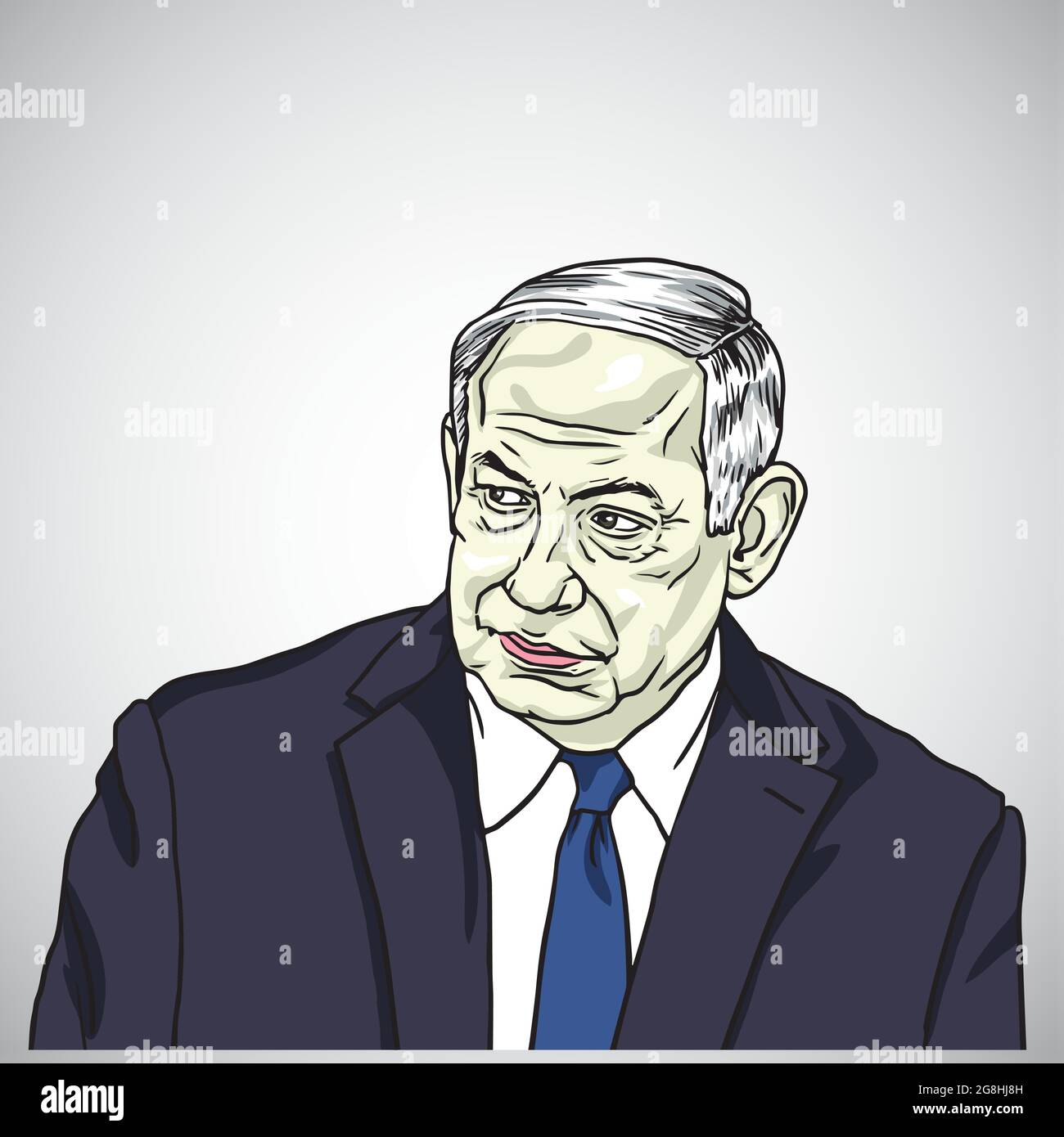 Netanyahu Stock Vector Images - Alamy