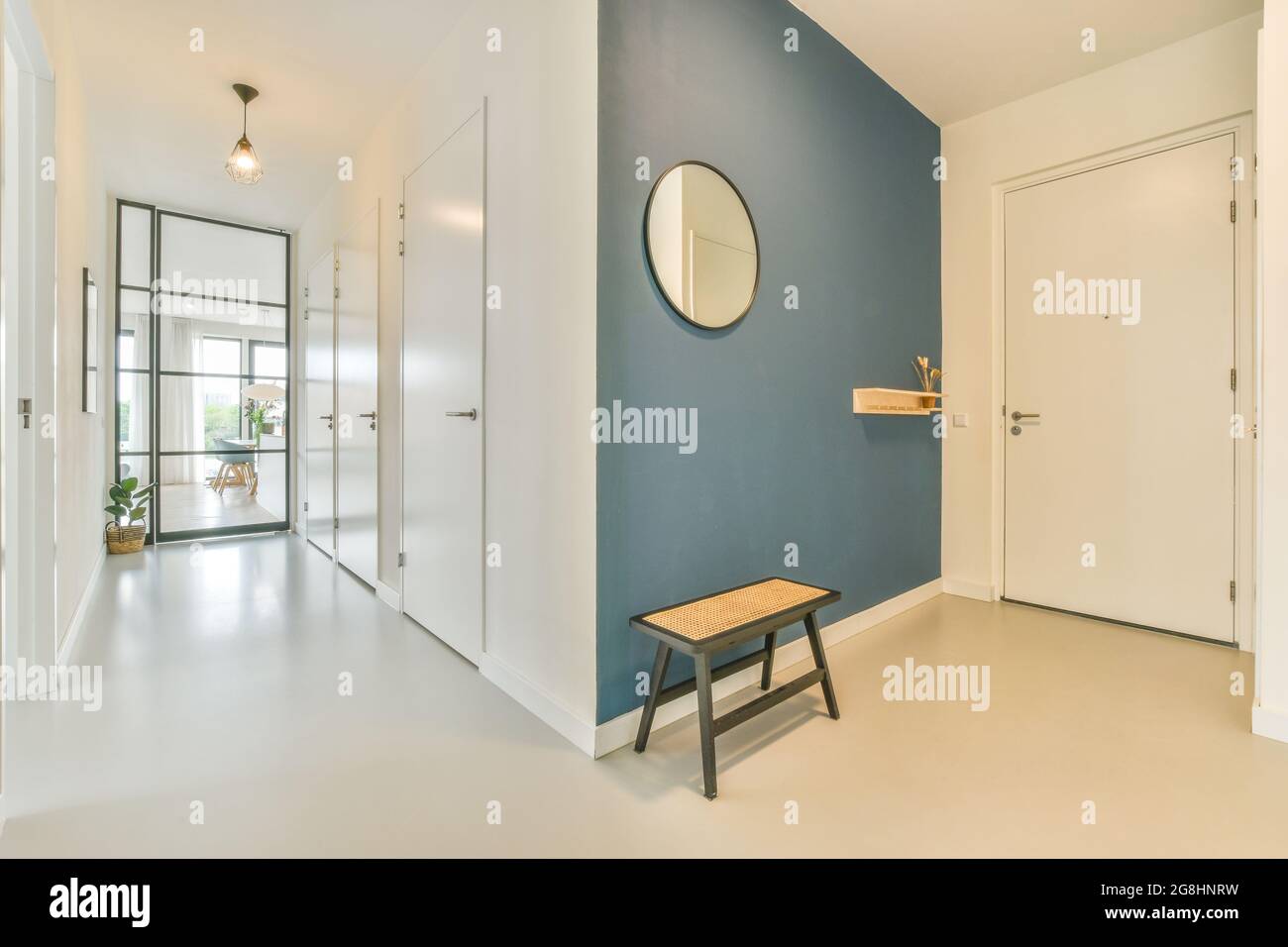 Bright interior design of a luxury house Stock Photo - Alamy