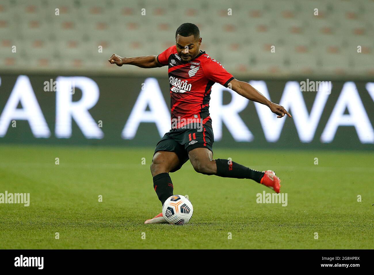Curitiba, Brazil. 20th July, 2021. Arena da Baixada in Curitiba, PR ...