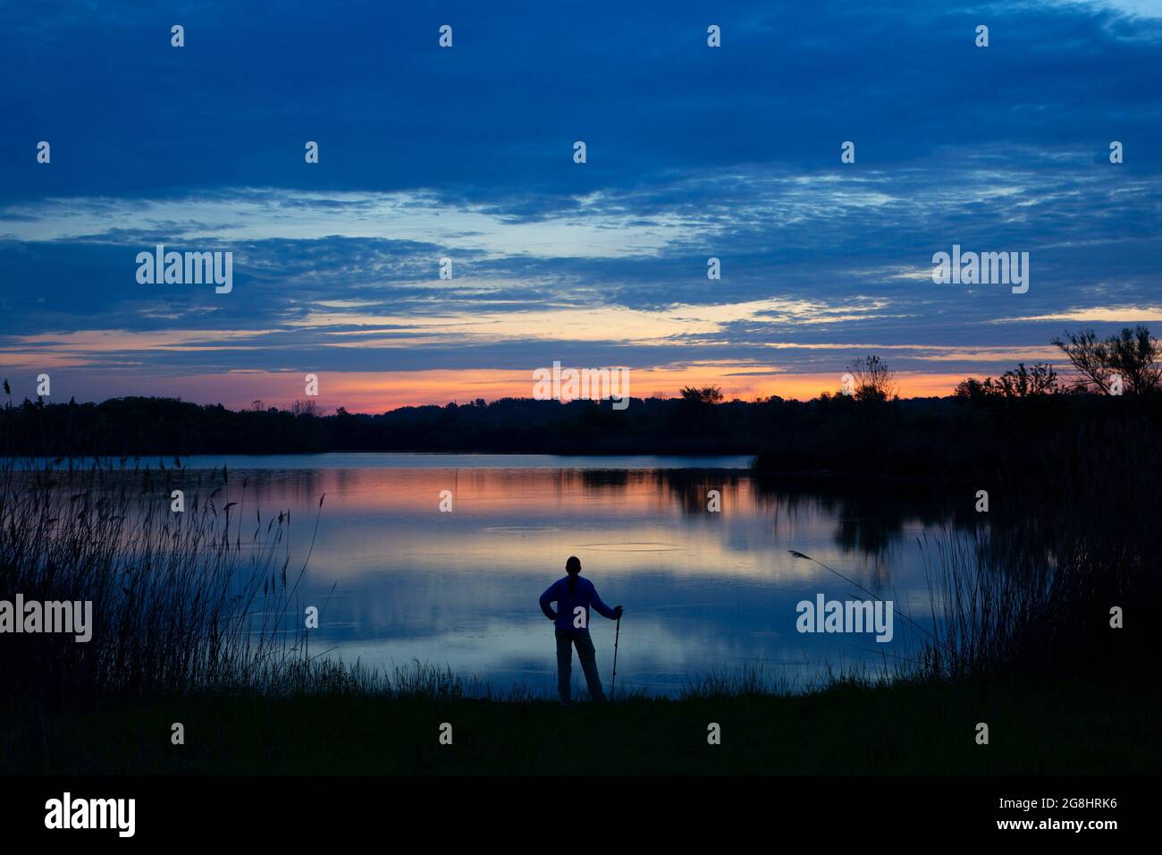 Bass Lake dawn, Dugger Unit, Greene Sullivan State Forest, Indiana ...