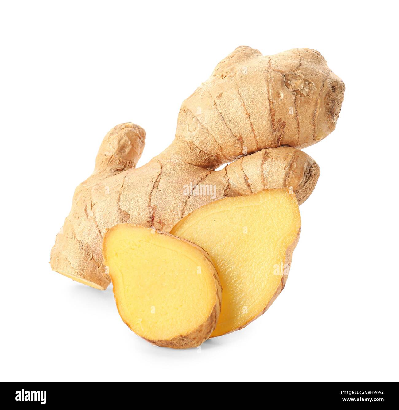 Ginger slices and whole hi-res stock photography and images - Alamy