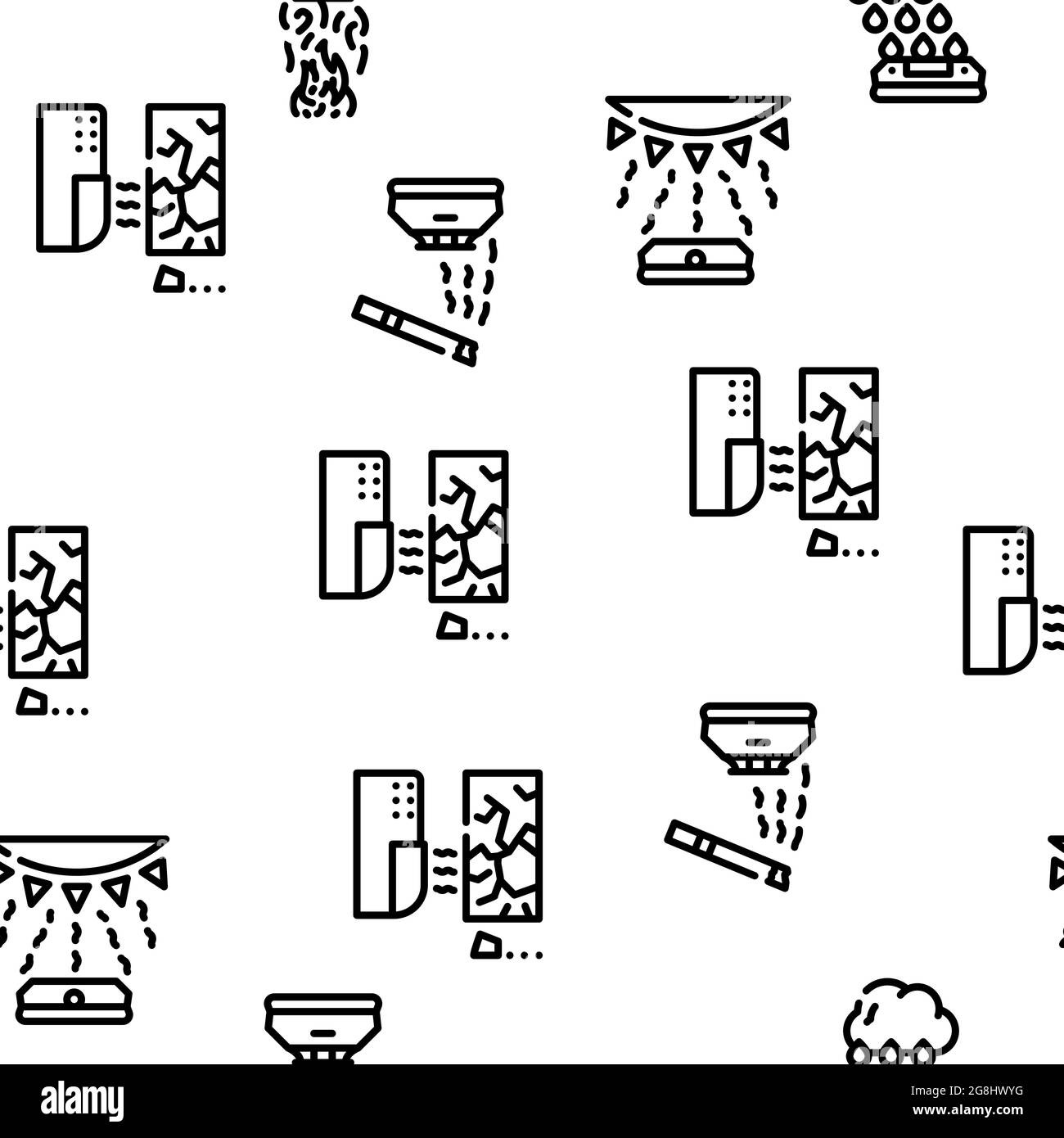 Sensor Electronic Tool Vector Seamless Pattern Stock Vector Image & Art ...