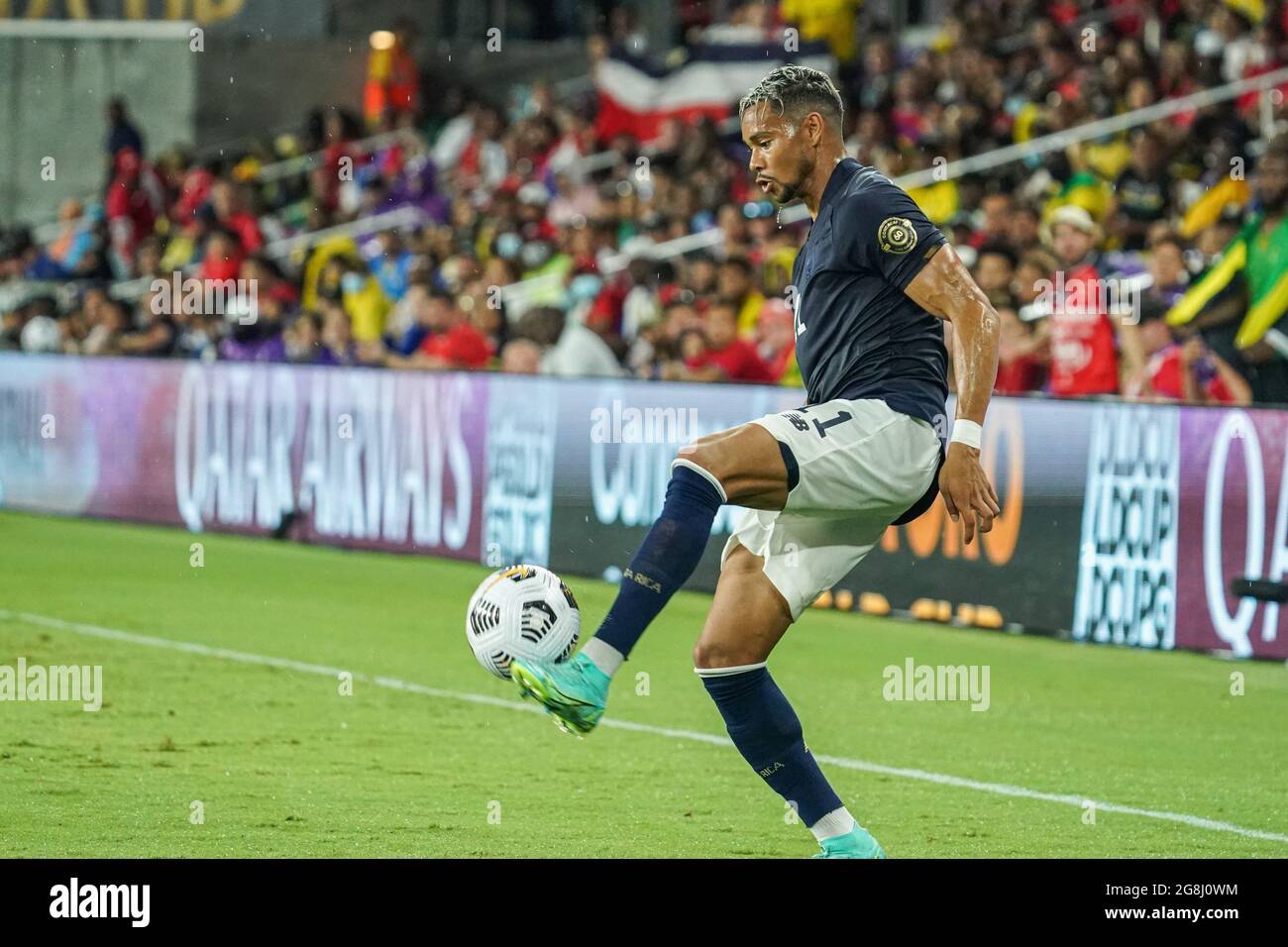 Fort Lauderdale, Florida, USA, July 20, 2021, Costa Rica forward Ariel ...
