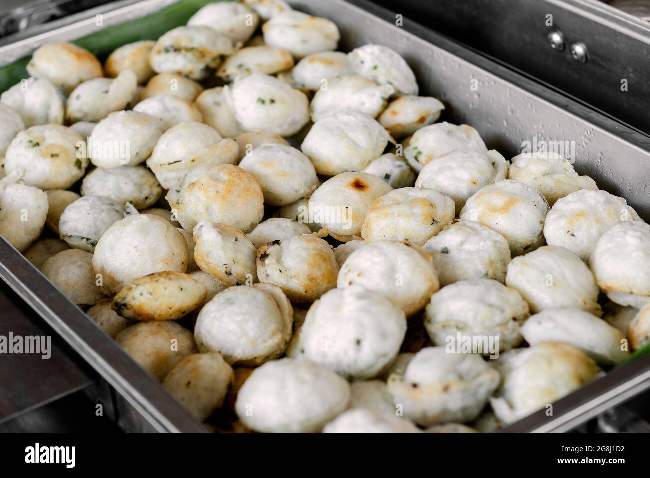 Xoi Chien Phong deep fried Sticky Rice Balls in Vietnamese restaurant ...