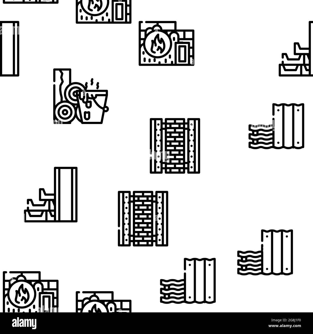 Building Material Vector Seamless Pattern Stock Vector Image & Art - Alamy