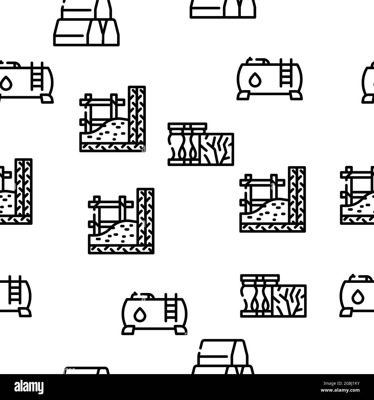 Building Material Vector Seamless Pattern Stock Vector Image & Art - Alamy