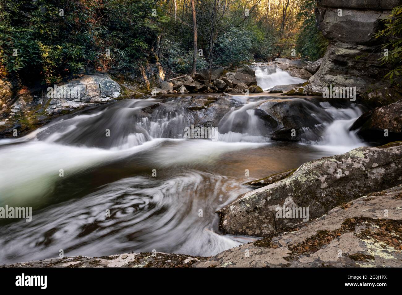 Middle Prong Trail of the Great Smoky Mountains in Cades Cove has ...