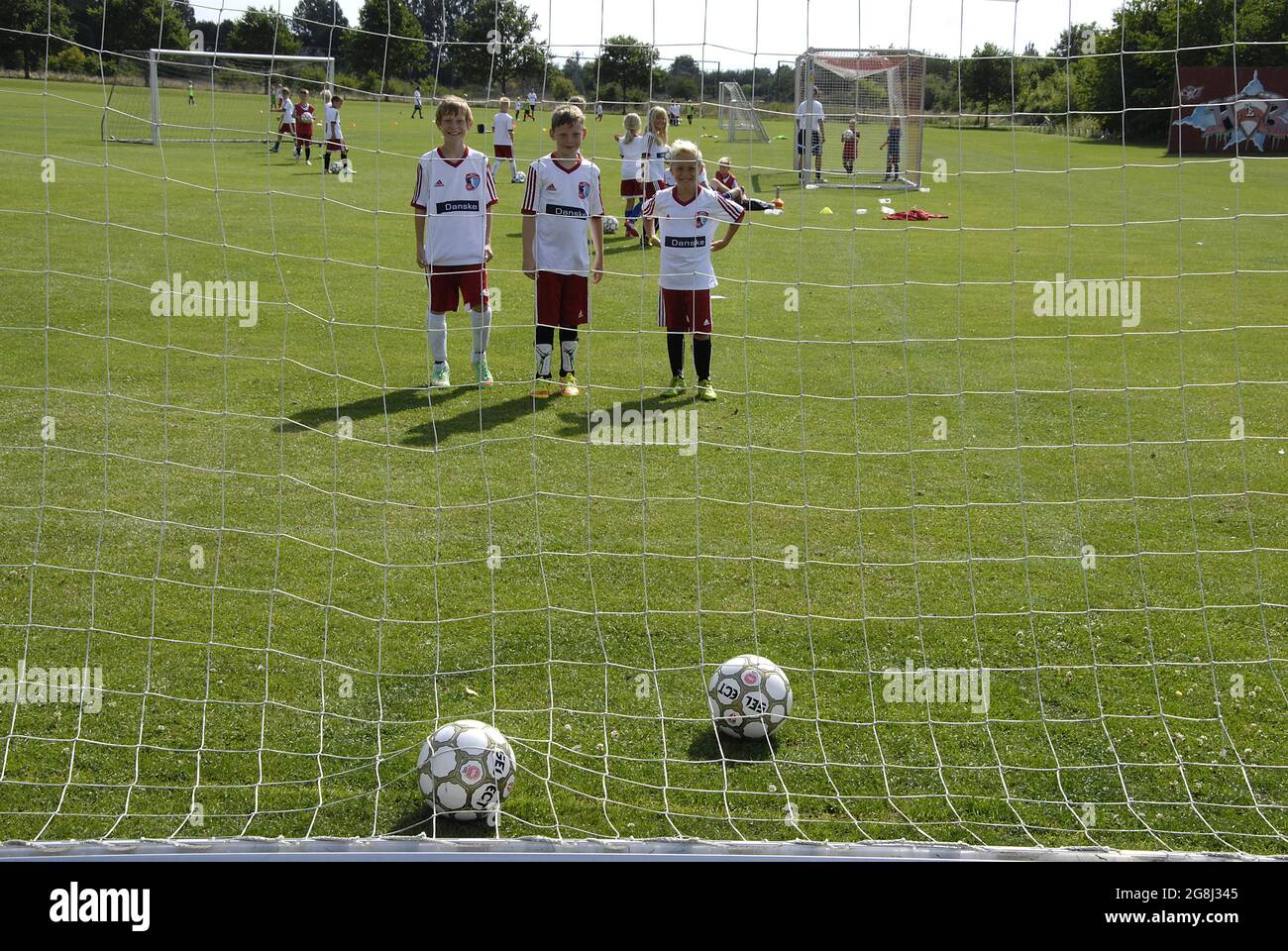 HUNDIGE /DENMARK-Danish kids at Get2 sport event at Hundige ball club ...