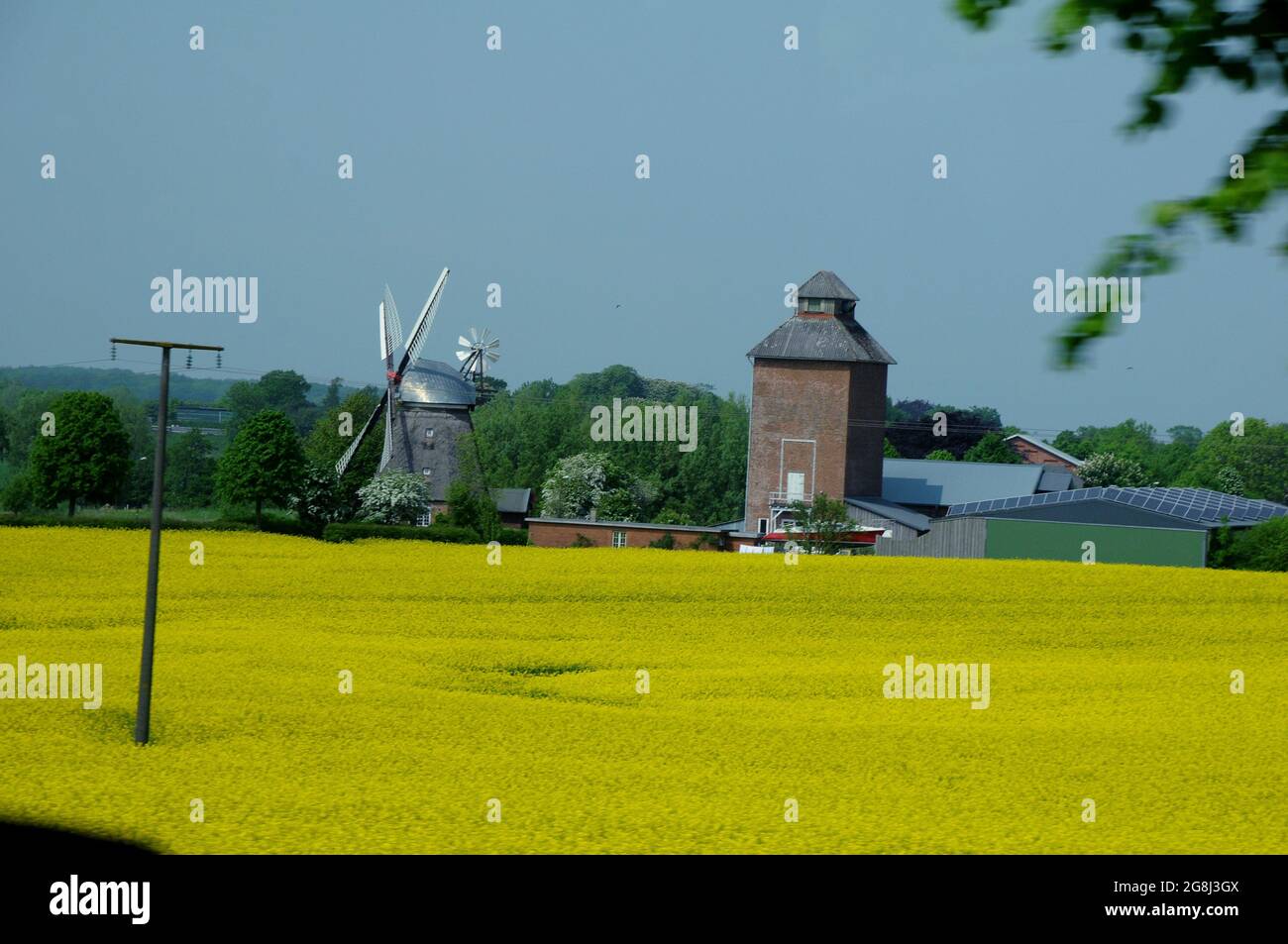 Schleswig Holstein /Germary 20..May 2018 Winmills or windturbines park ...