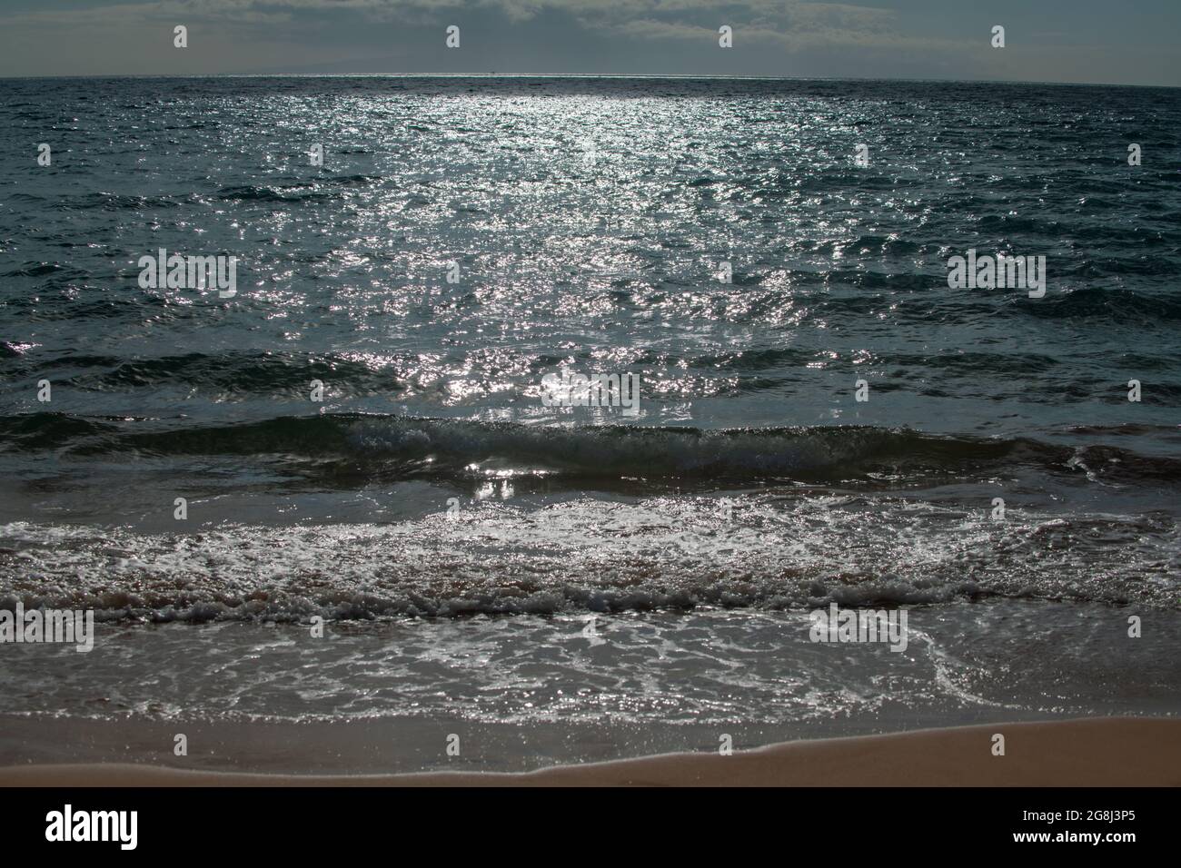 Sea abstract or rippled water texture background. Calm water surface ...