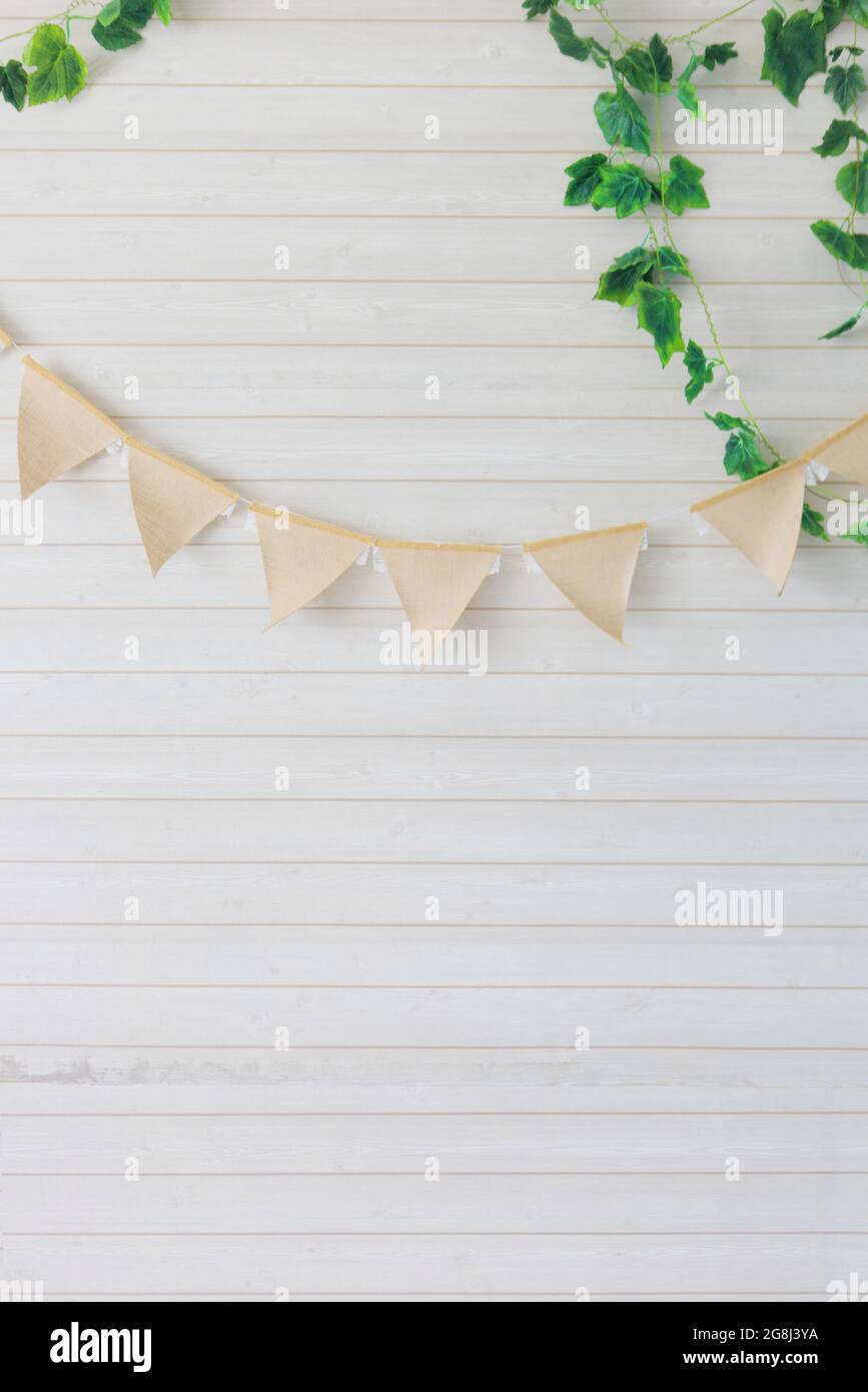 Happy birthday party background flags hi-res stock photography and ...