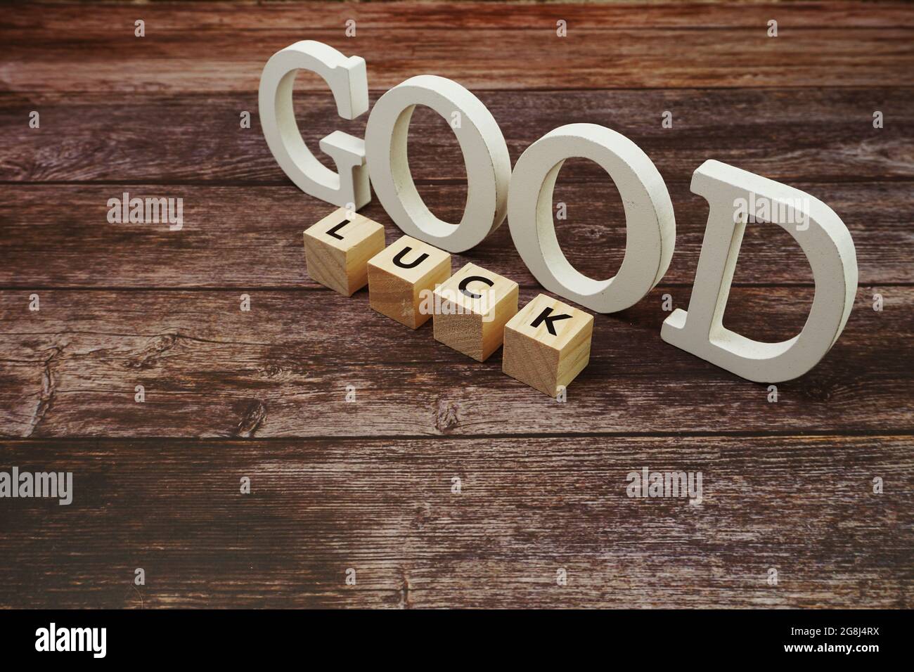 Good luck word hi-res stock photography and images - Alamy