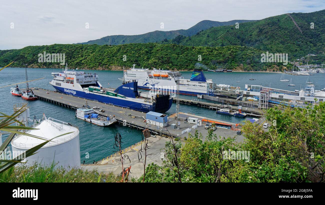 New zealand inter island ferry hi-res stock photography and images - Alamy