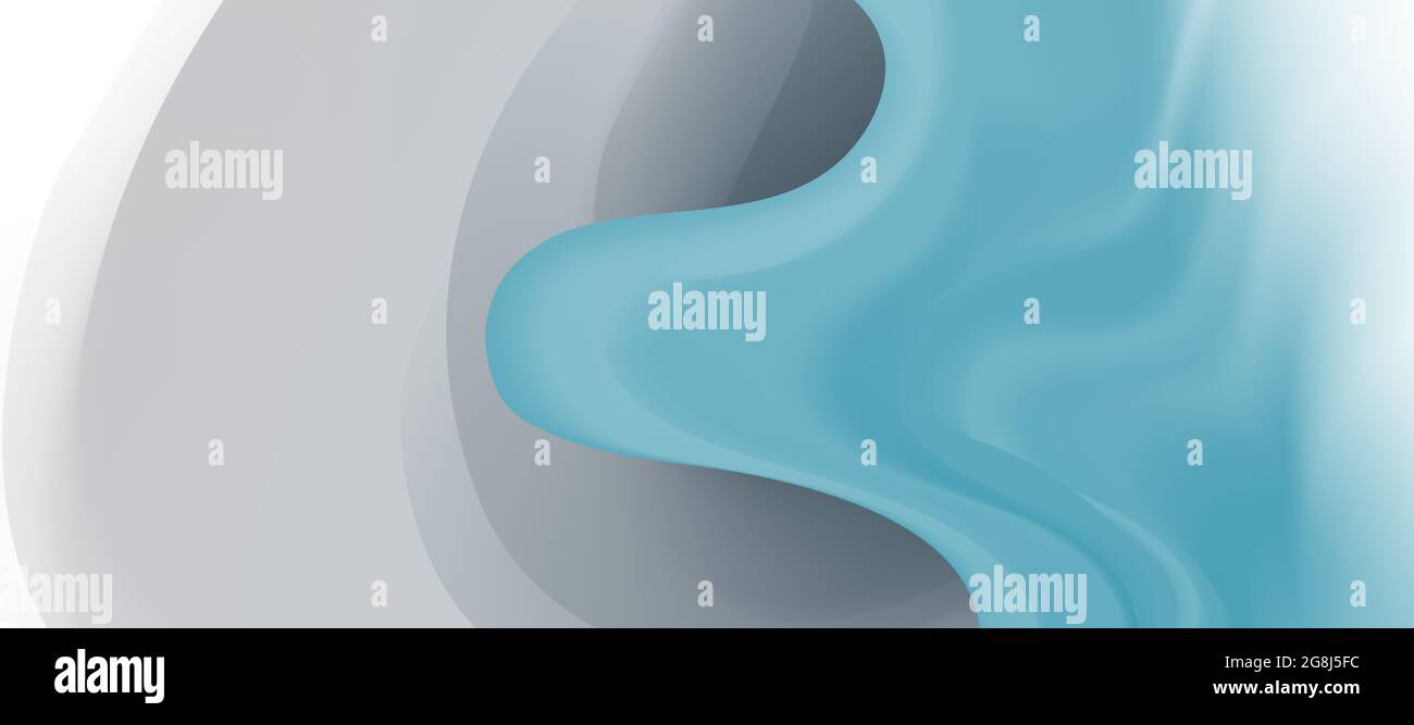 Abstract liquid background design, blue and ash paint flow, artistic ...