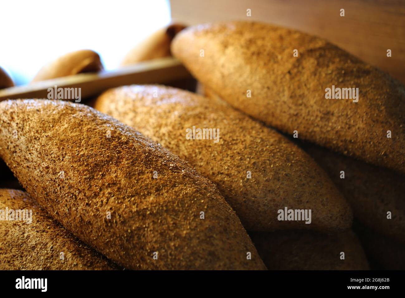 Bran Bread, Bakery Products, Bakery and Bakery Stock Photo - Alamy