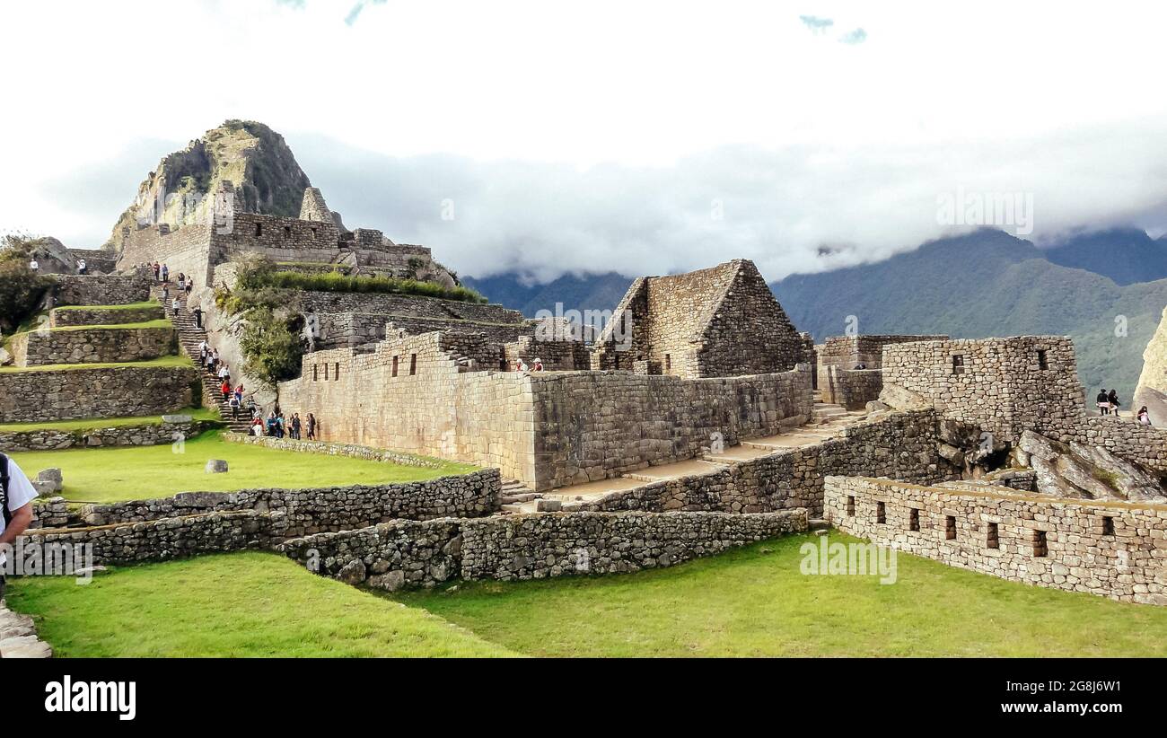 Machu Picchu: the ancient Inca city, located in the territory of modern ...