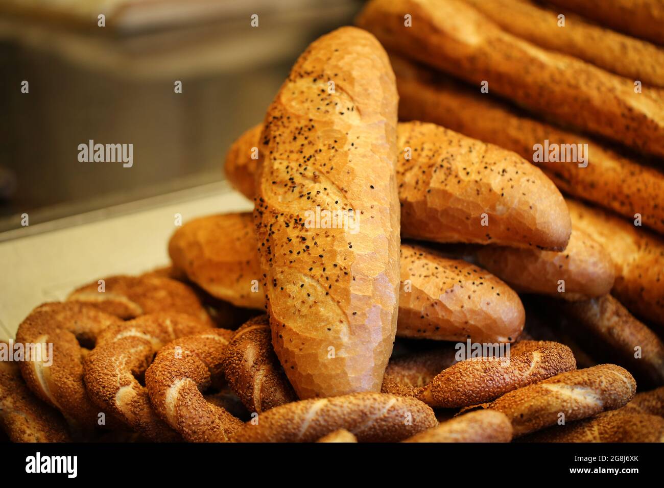 Sesame Bread, Bakery Products, Bakery and Bakery Stock Photo - Alamy