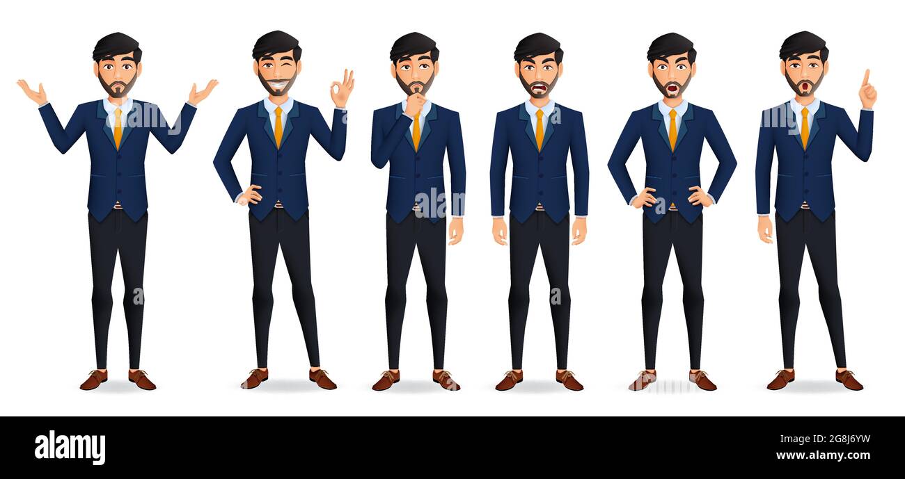 Cartoon illustration boss thinking hi-res stock photography and images ...