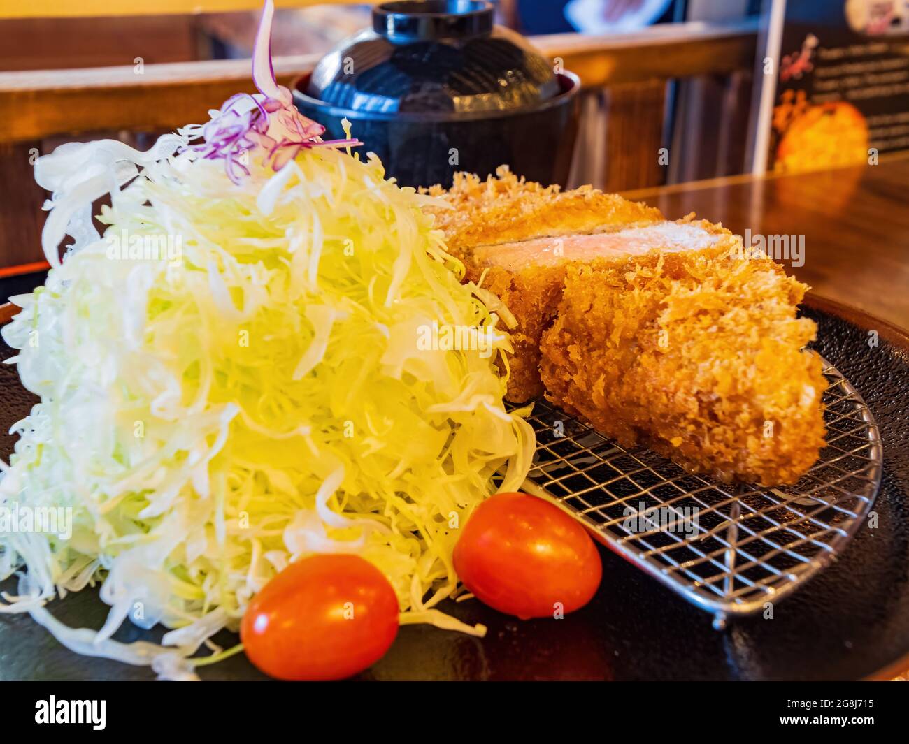 Japanese fried pork chop hi-res stock photography and images - Alamy