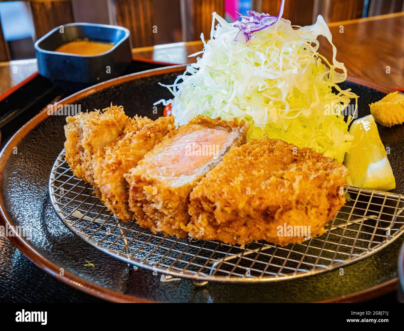 Japanese fried pork chop hi-res stock photography and images - Alamy