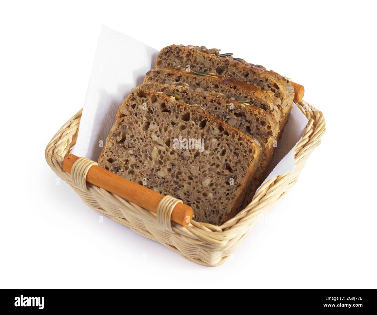 Rye bread slices Cut Out Stock Images & Pictures - Alamy