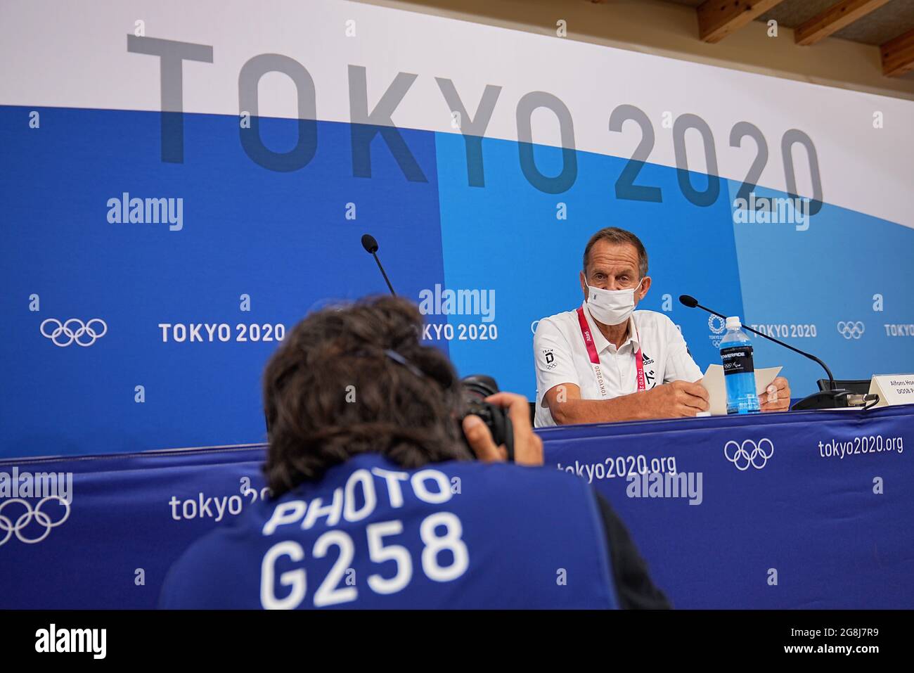 Tokio, Japan. 21st July, 2021. Olympics, kick-off press conference of ...