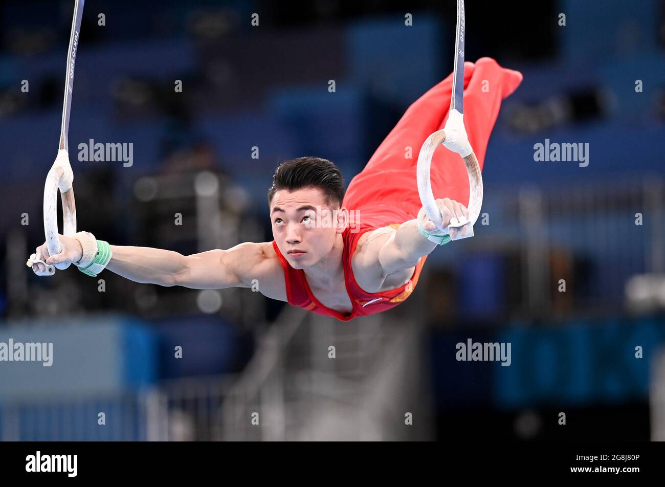 Tokyo, Japan. 21st July, 2021. Zou Jingyuan of Chinese artistic ...