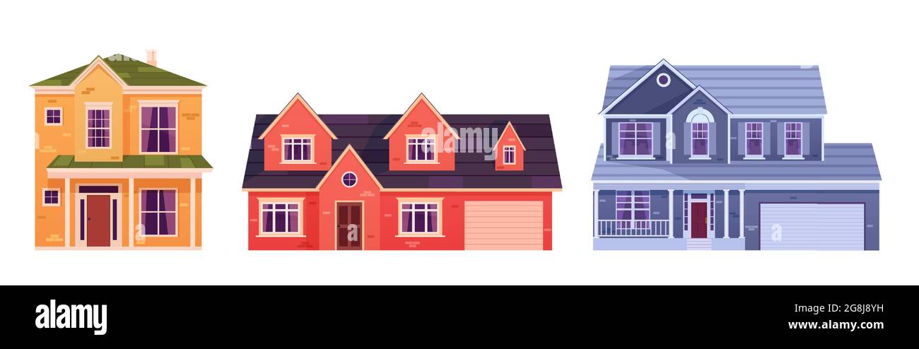 cute cartoon house Stock Vector Image & Art - Alamy