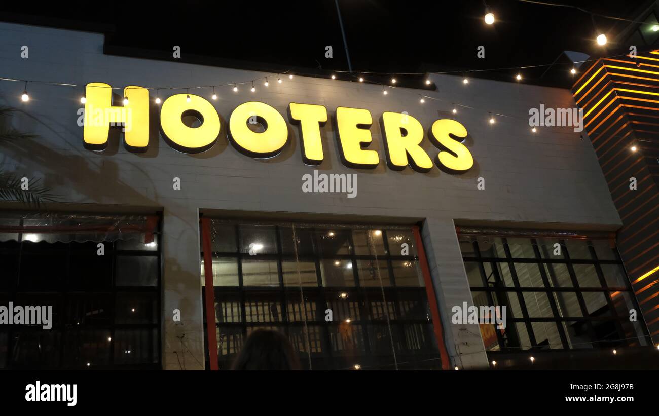 HOOTERS Sign Restaurant and Bar Soi Nana Bangkok Thailand notice to do ...