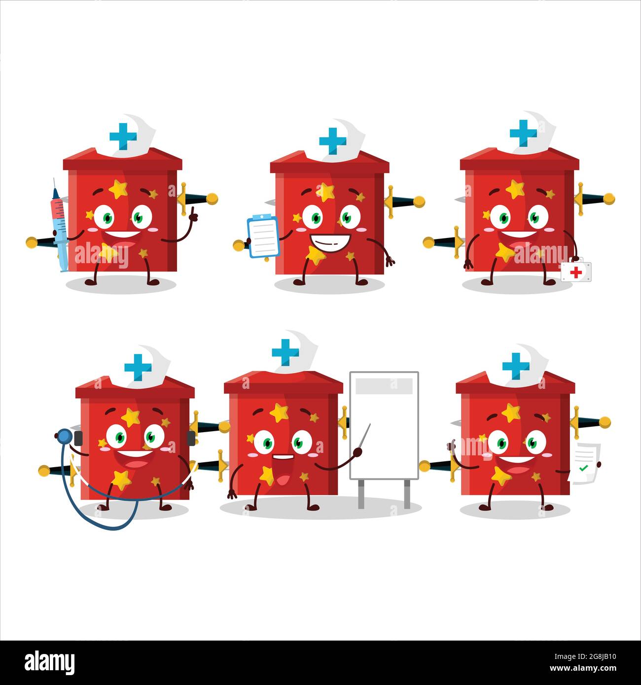 Magician assistant box Stock Vector Images - Alamy