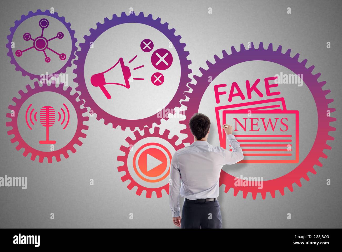 Fake news drawing hi-res stock photography and images - Alamy
