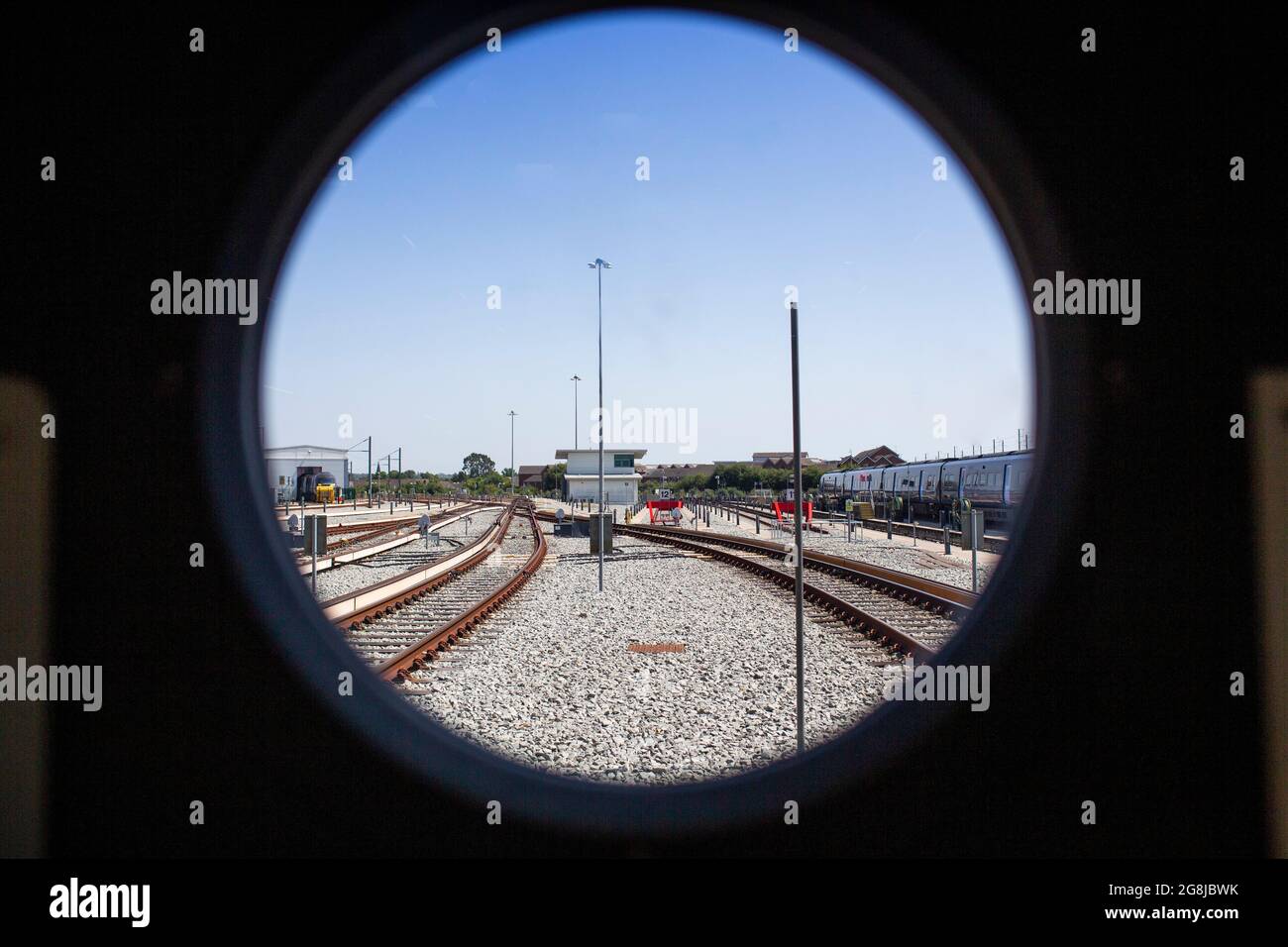 Hitachi Highspeed Class 395 maintenance depot in Kent , England, UK ...