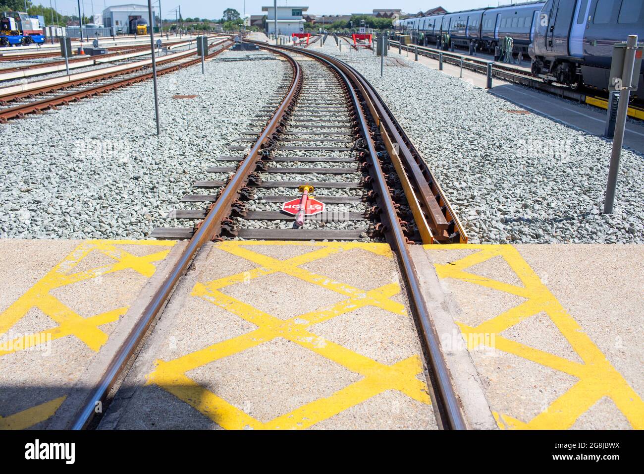 Hitachi rail maintenance depot hi-res stock photography and images - Alamy