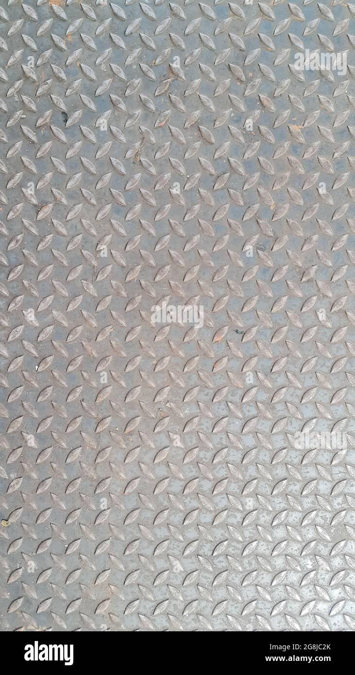 diagonal pattern on gray metal texture of metal plate sheet Stock Photo ...