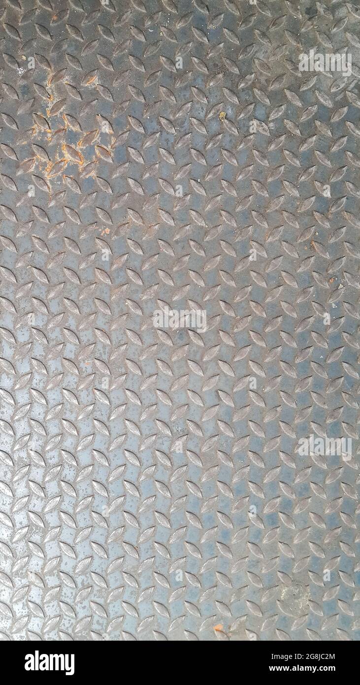 diagonal pattern on gray metal texture of metal plate sheet Stock Photo ...